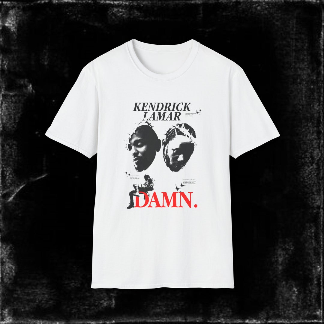 Kendrick Lamar DAMN Shirt , Kendrick Lamar T Shirt , Vintage Album ...