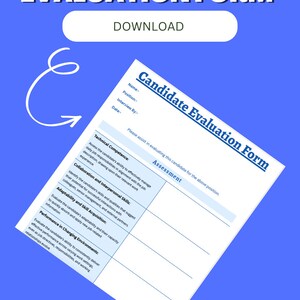 Comprehensive Candidate Evaluation Form: Enhancing Recruiter Notes and ...