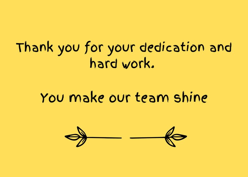 Employee Appreciation, Employee Recognition, Staff Appreciation and Employee Thank You Cards - Etsy