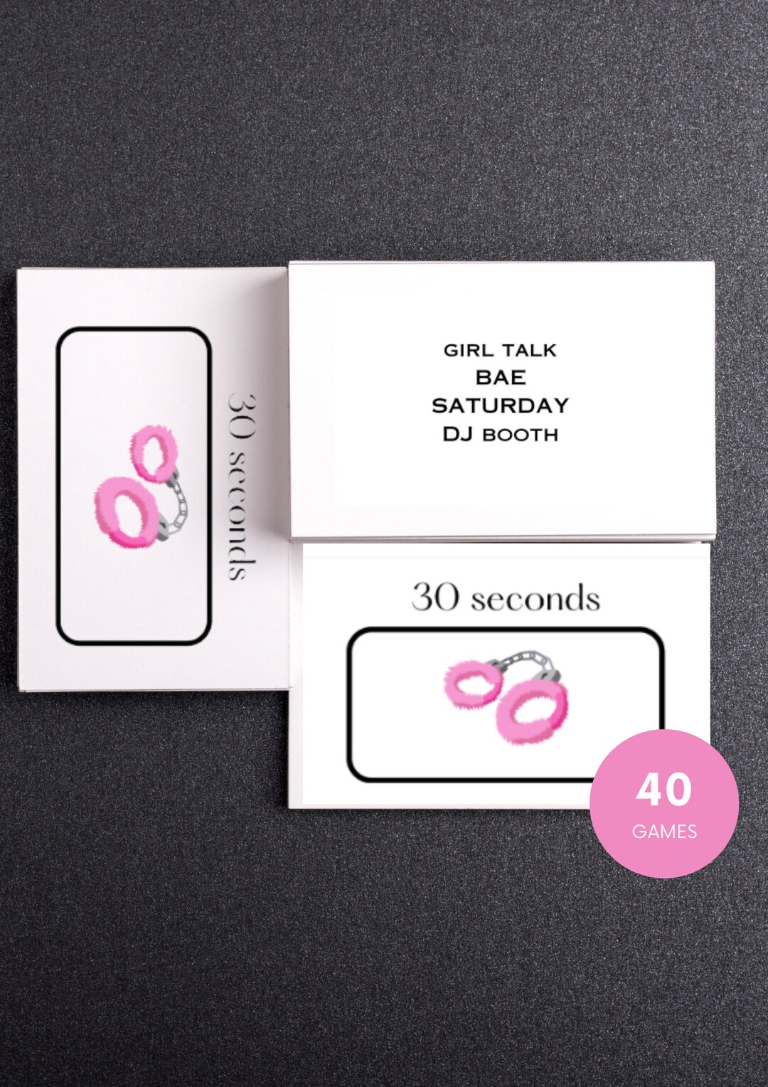 30 Seconds Party Edition GNO Girls Night Out Game Girls Game Ideas ...