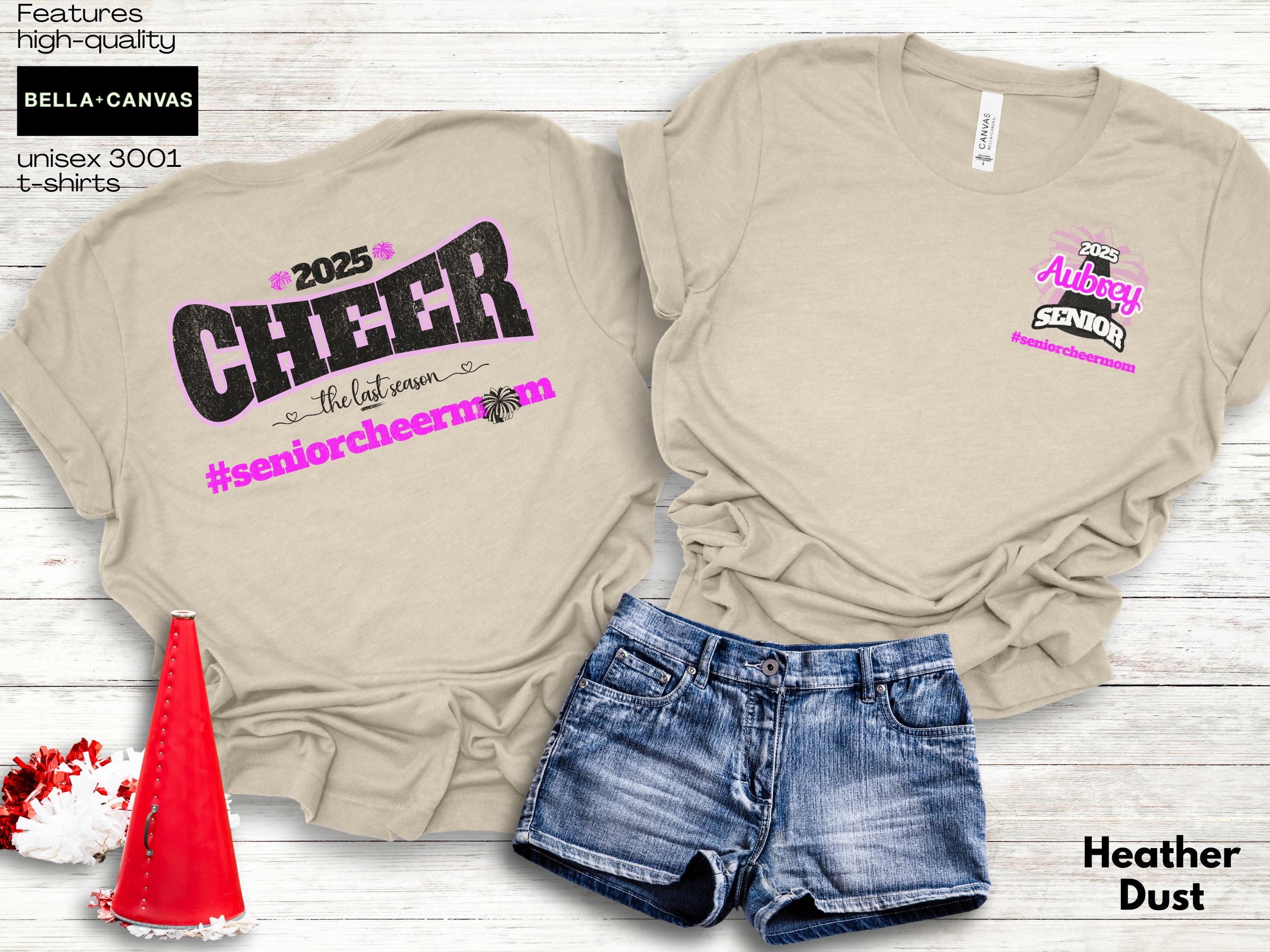 Custom Last Cheer Season Shirt Personalized Gift for Mom Great Gift or ...