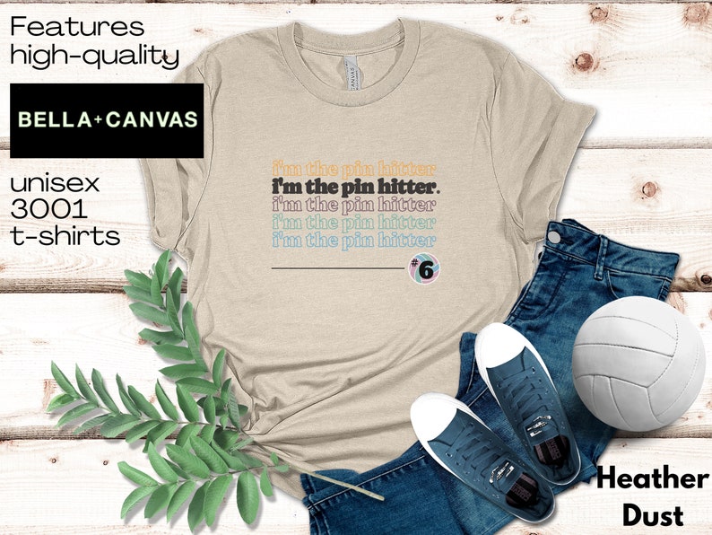 Sporty Style: Volleyball Outside or Pin Hitter T-shirt for Active ...