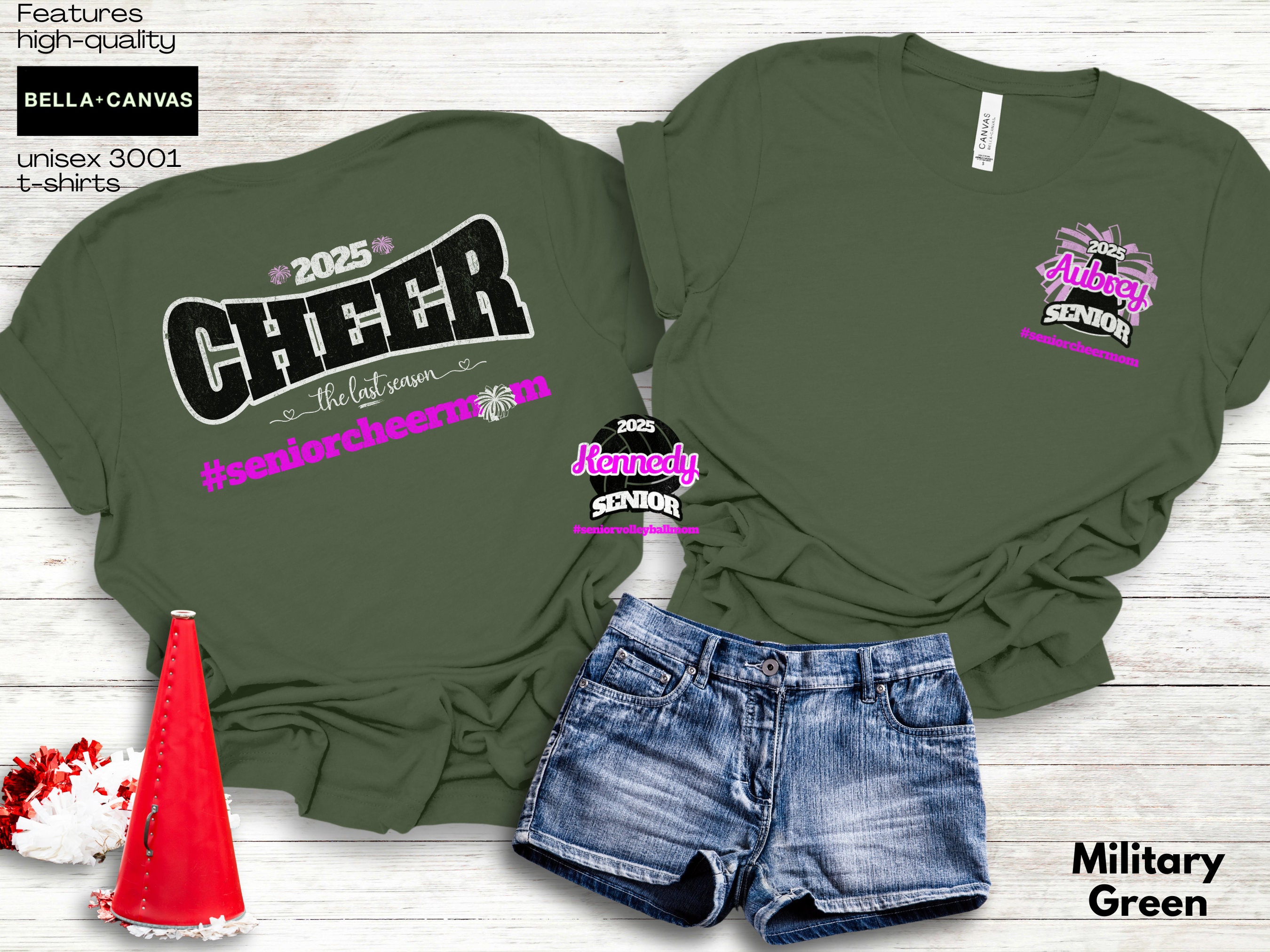 Custom Last Cheer Season Shirt Personalized Gift for Mom Great Gift or ...