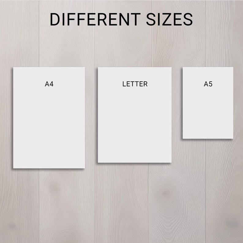 Printable Order Form Template: A4 A5 Letter Fillable PDF (digital ...