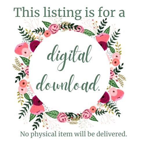 Floral Christian Monthly Reflection Journal for the Year - Etsy