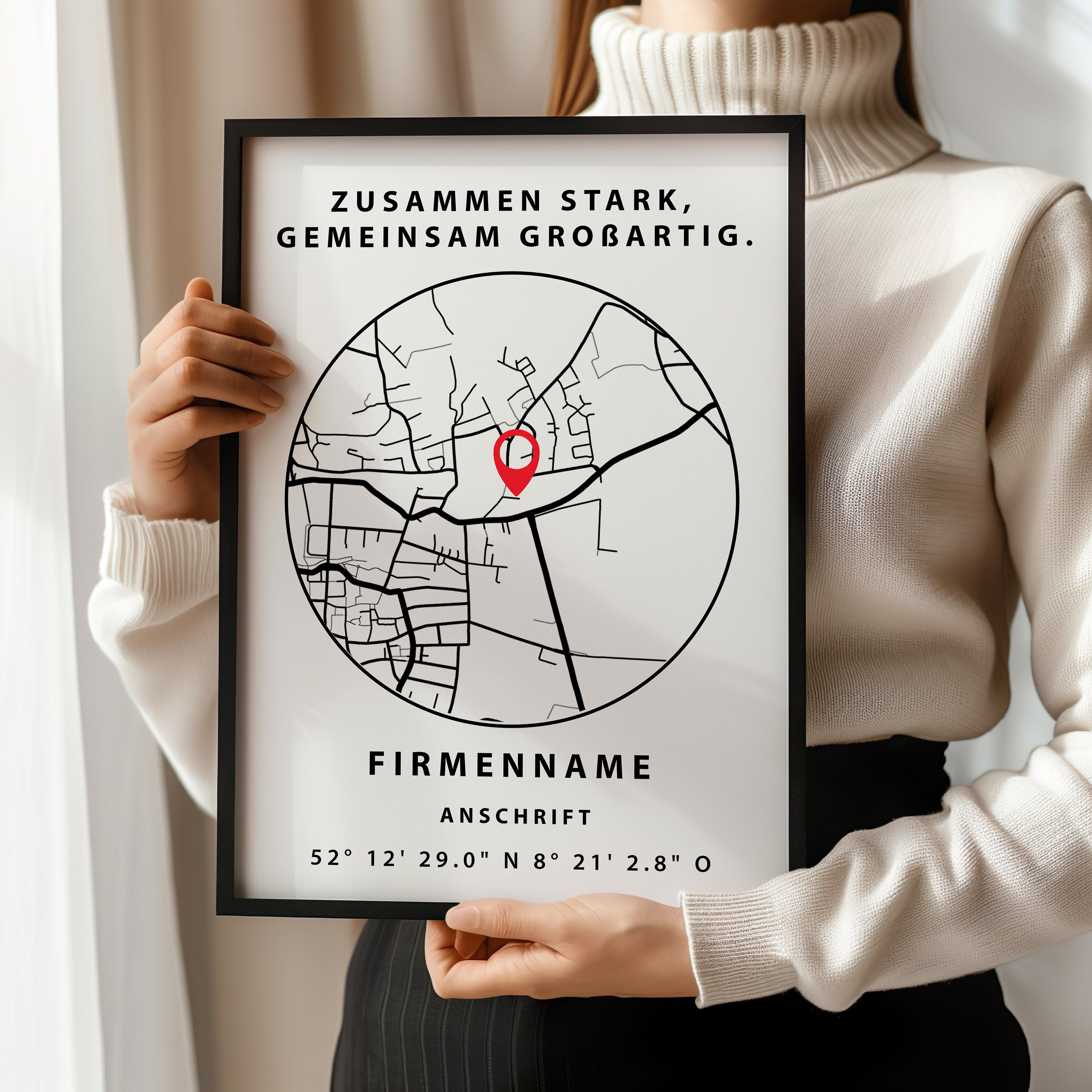 Firmenjubiläum Personalisiertes Bild mit euren Firmenangaben für ...