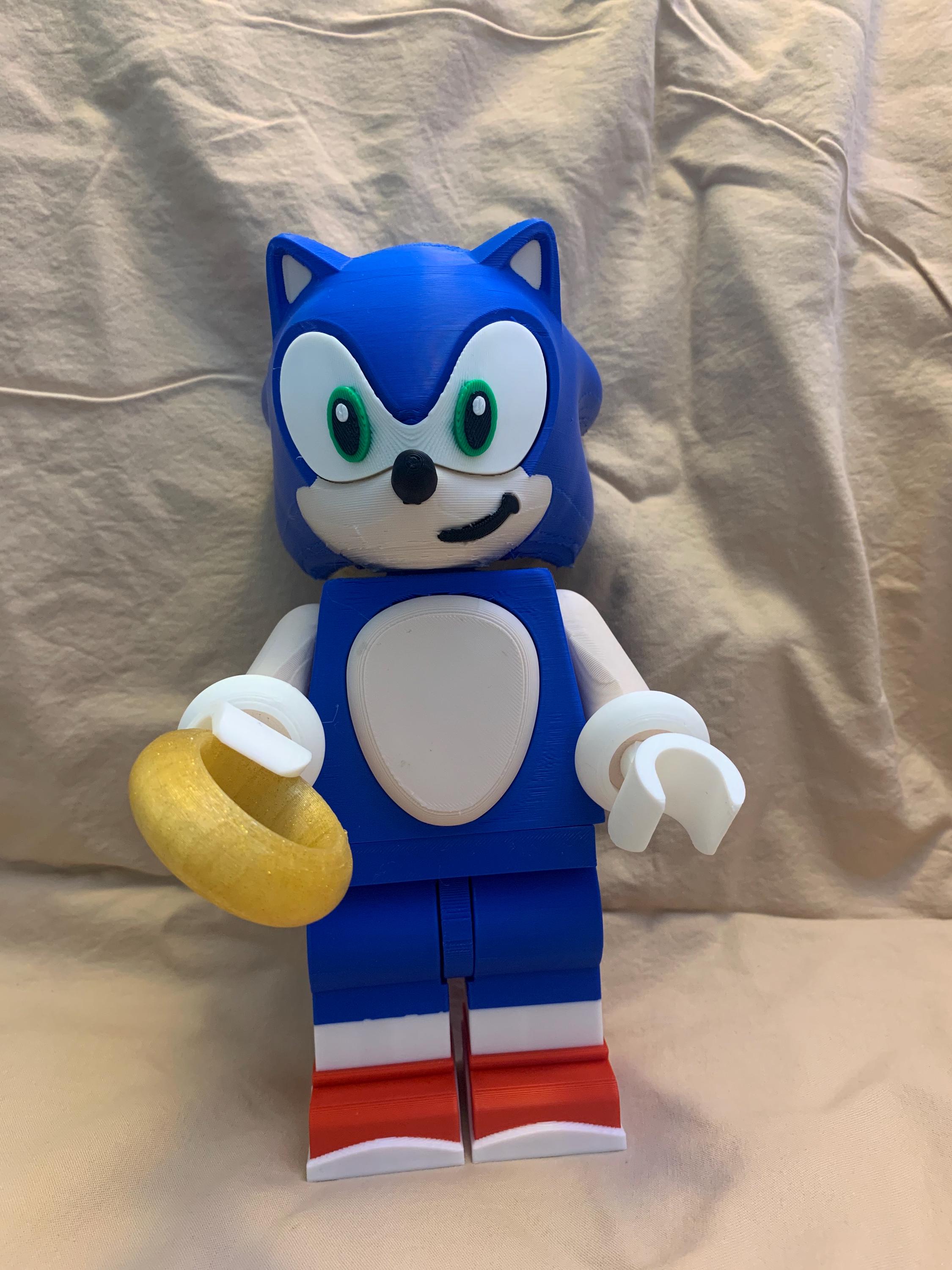 Mega Brick SONIC the Hedgehog - Etsy