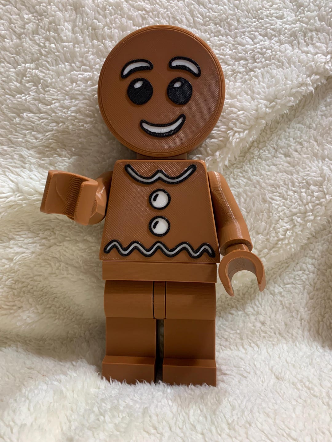 Mega Brick Gingerbread Man - Etsy