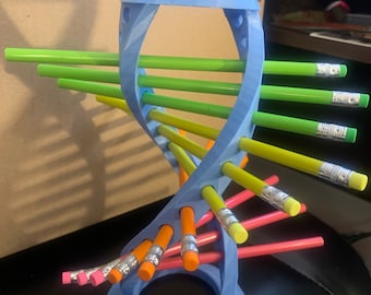 DNA Helix Pencil Holder 3D Printed - Etsy