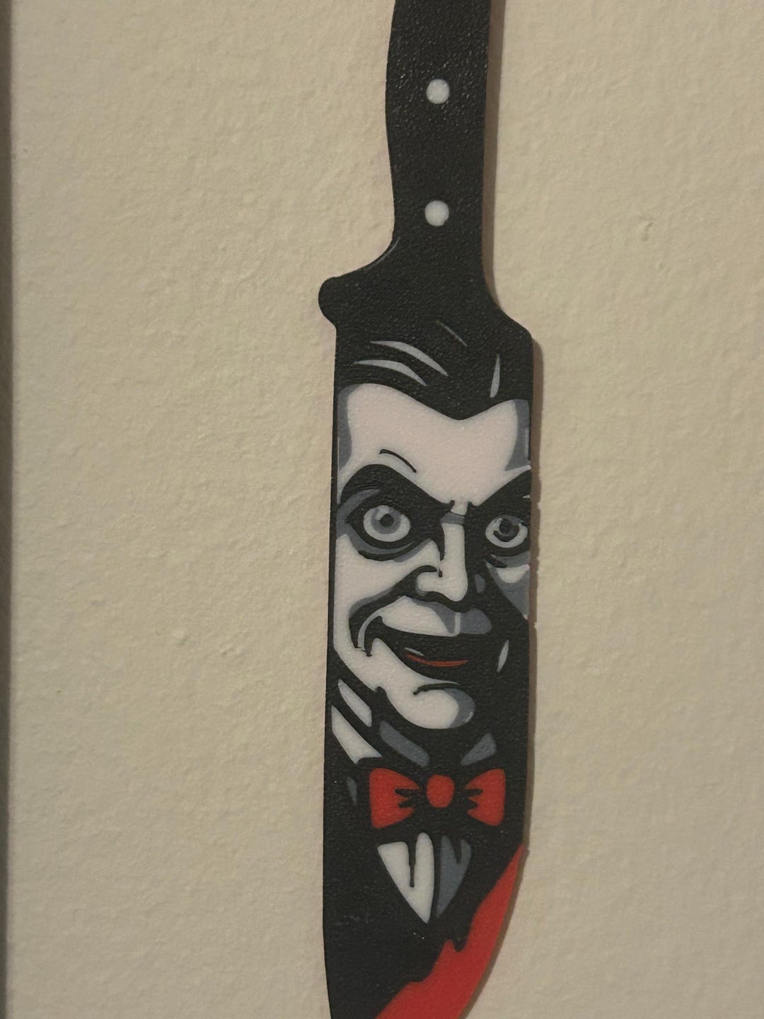 Gentleman Horror Knife Wall Art – Gothic Monster Decor | Handmade ...