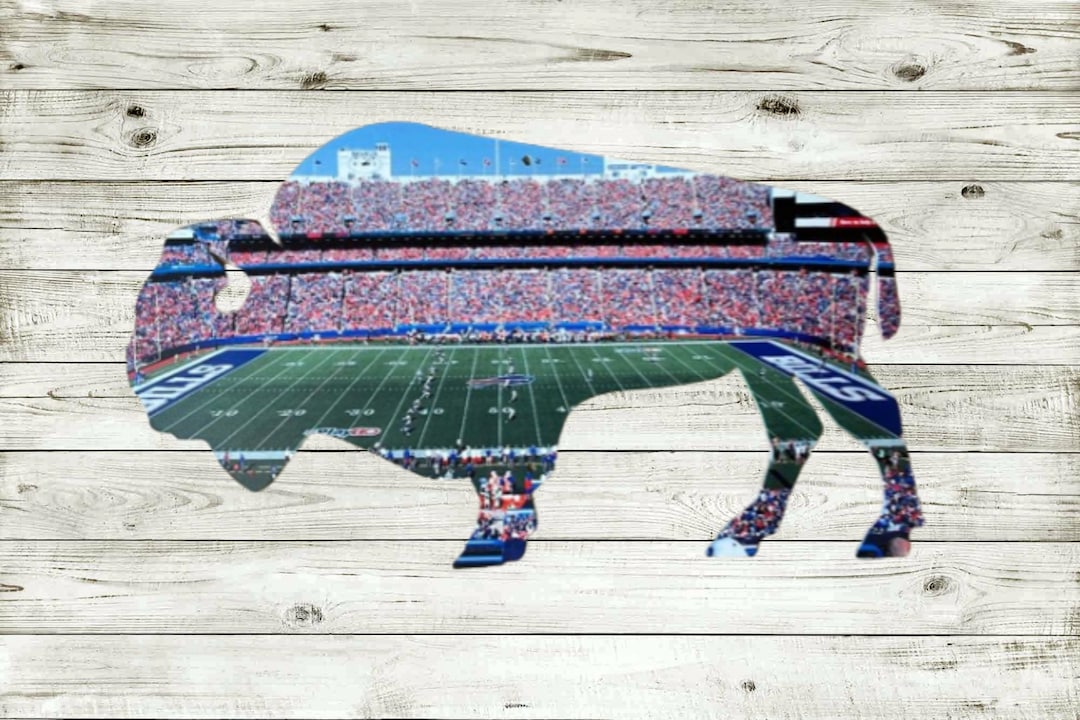 Buffalo Bills Day Side Stadium Photo Metal Sign- Buffalo Silhouette - Etsy