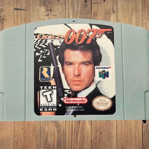Goldeneye 007 Vintage N64 Game Metal Sign - Retro Video Game - Game ...