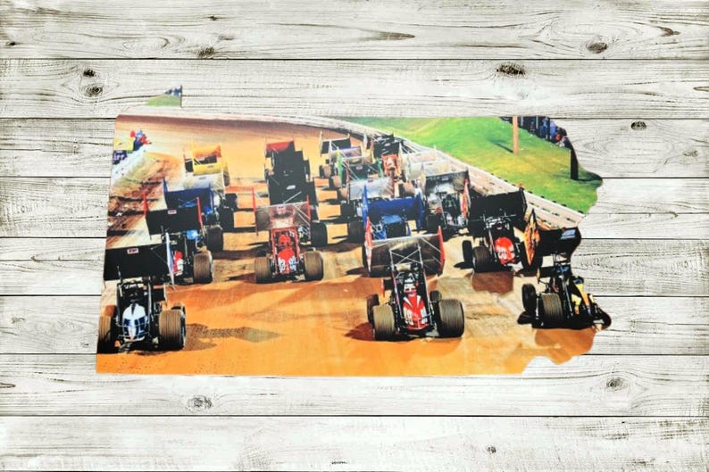 Pennsylvania Posse Sprint Car Racing Photo Metal Sign - Etsy