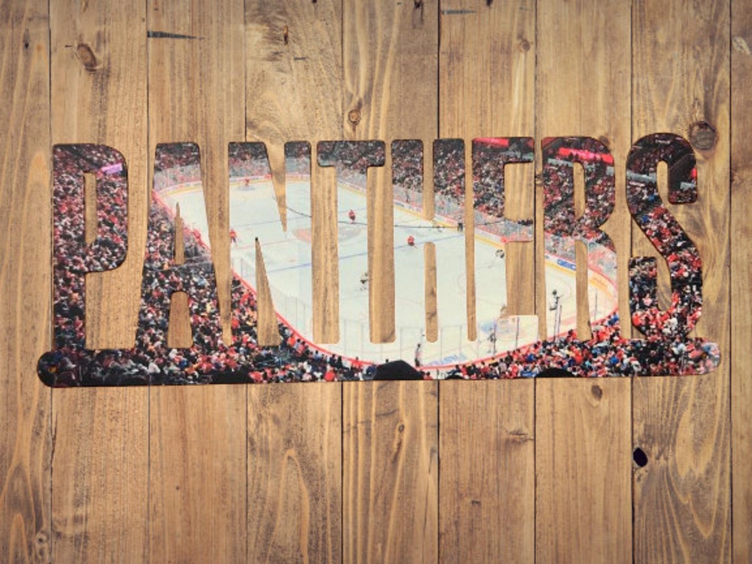 Florida Panthers Text Photo Metal Sign- Amerant Bank Arena - Etsy