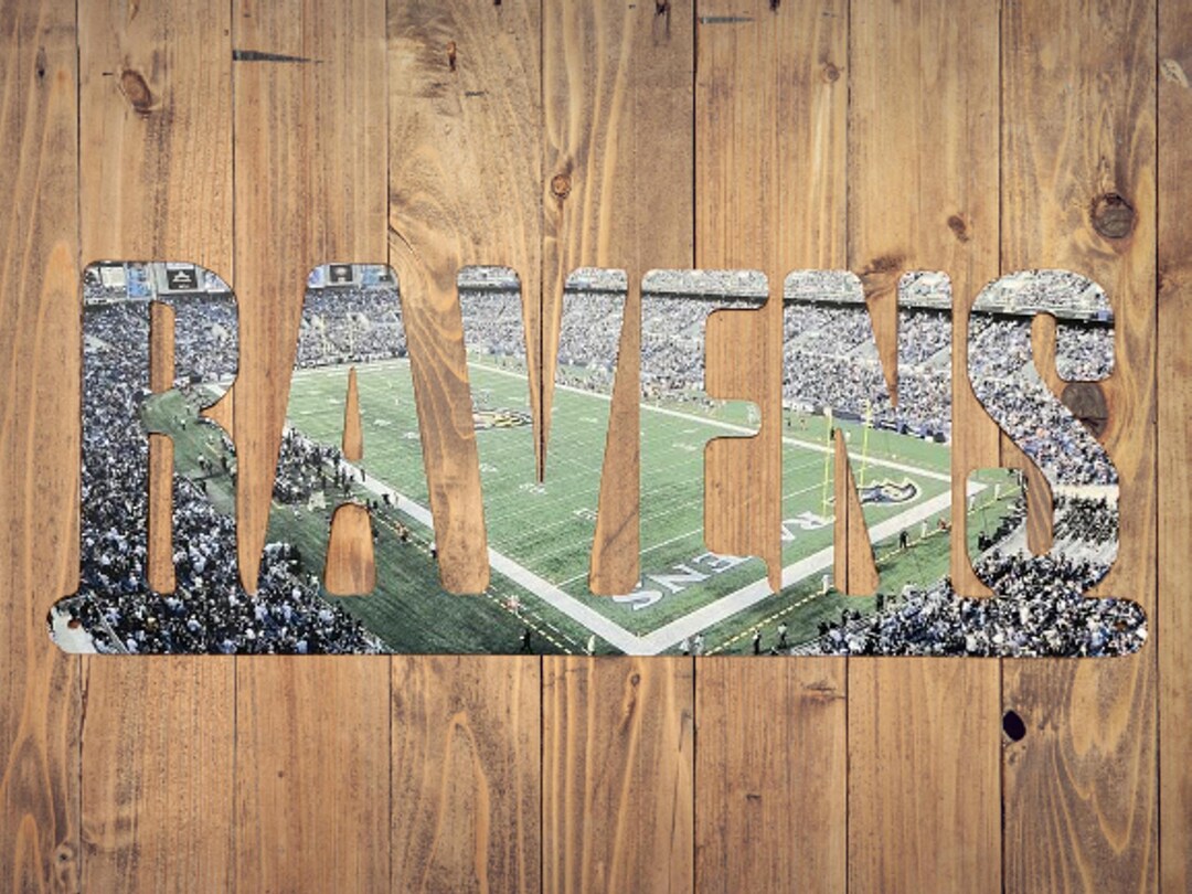 Baltimore Ravens Text Photo Metal Sign - M&T Bank Stadium - Etsy