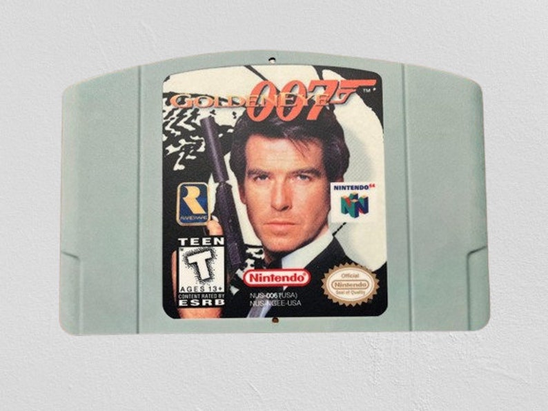 Goldeneye 007 N64 Game Metal Sign - Retro Gaming Wall Art - Etsy
