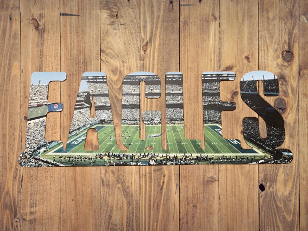 Philadelphia Eagles Text Sublimated Metal Sign - Lincoln Financial ...