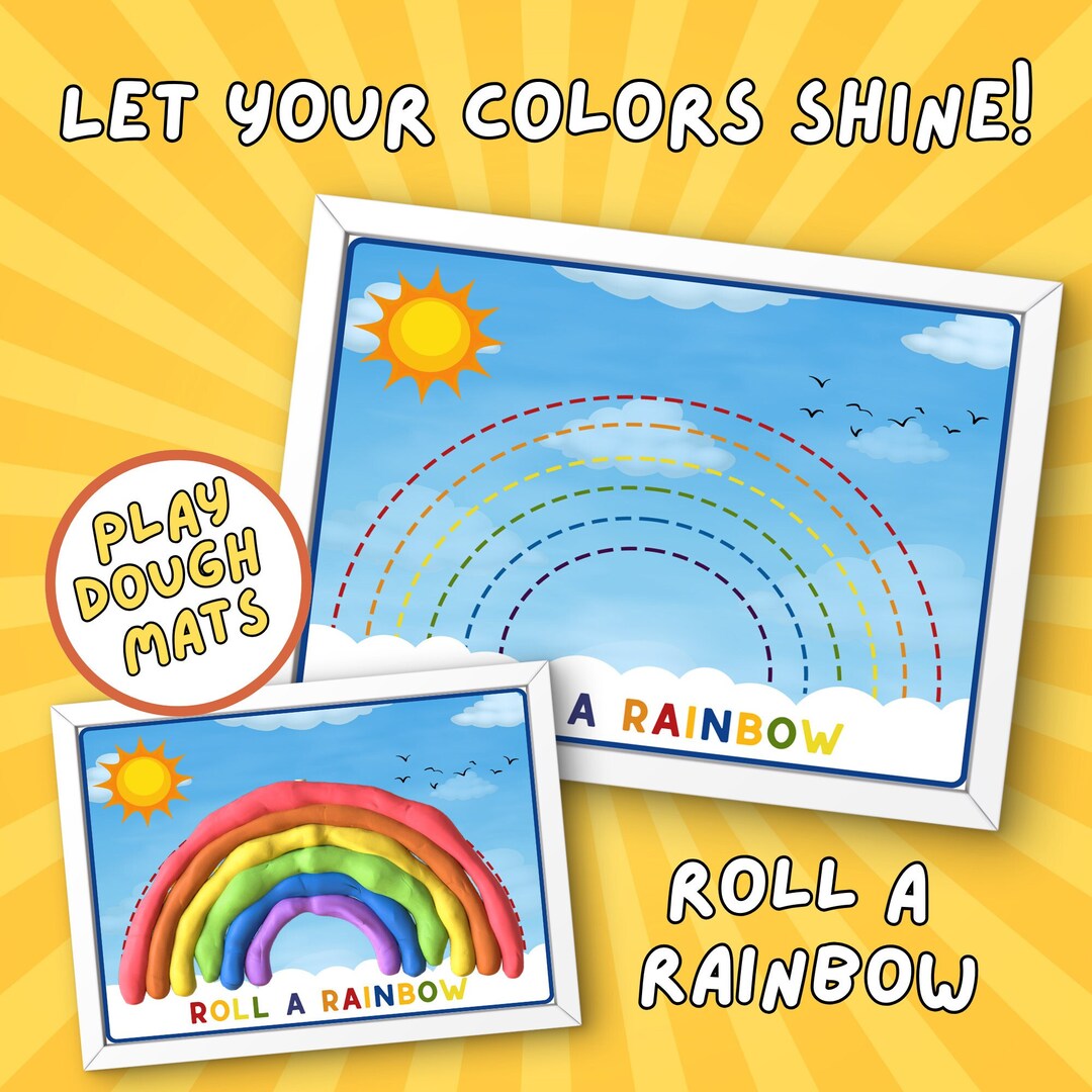 Play Dough Mats Montessori Spring Printables Play Doh Preschool ...