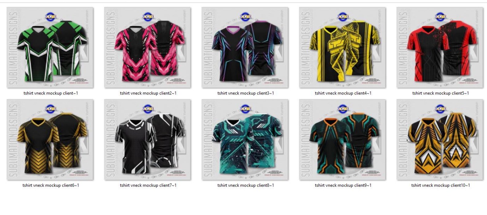 Sublimation T-shirt Design Bundle | Editable Sportswear PSD Template - Etsy