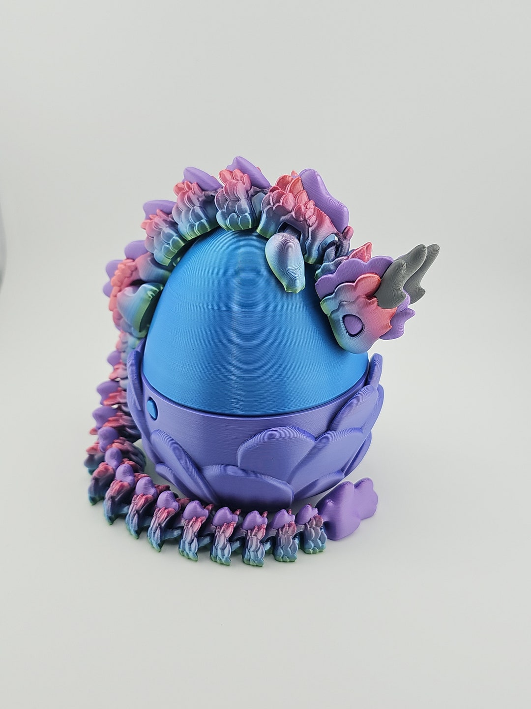 Articulated Dragon Kaida Dragon Toy 3D Printed Multi-color Fantasy ...