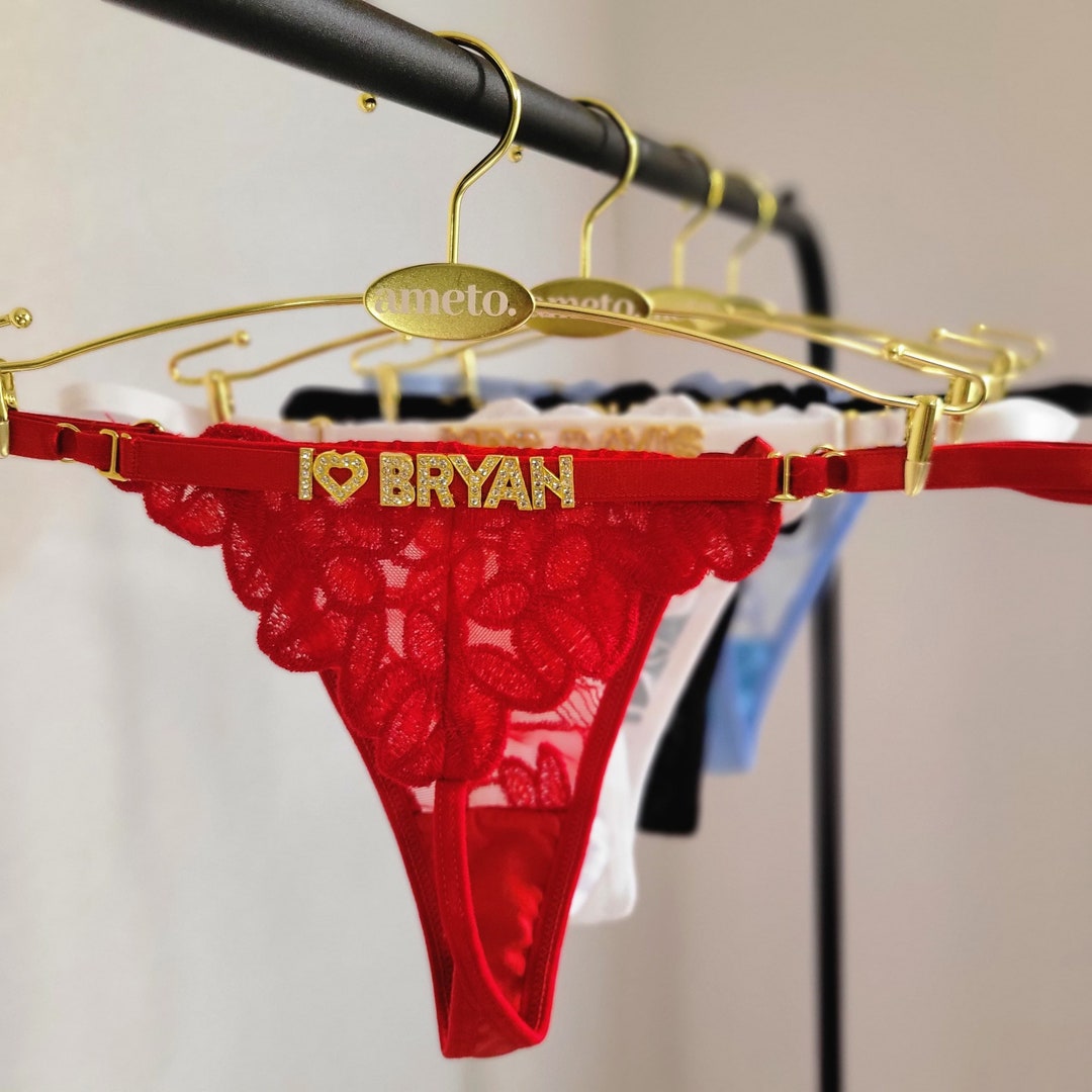 Custom Letter Thong • Gifts for Him • Name Thong • Personalized Gifts ...