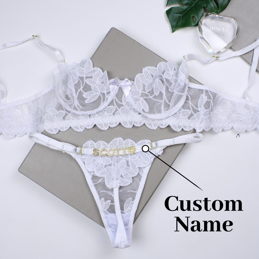 Custom Bridal Lingerie • Wedding Lingerie • Bra and Panty Set ...