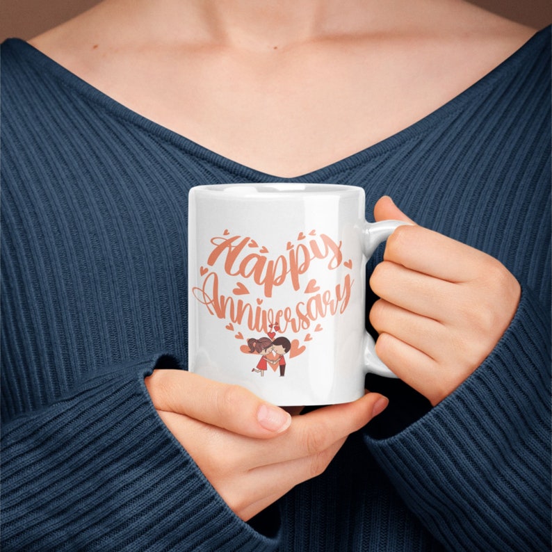 Anniversary Mug,happy Anniversary Mug Png ,happy Couple Mug ,couple ...