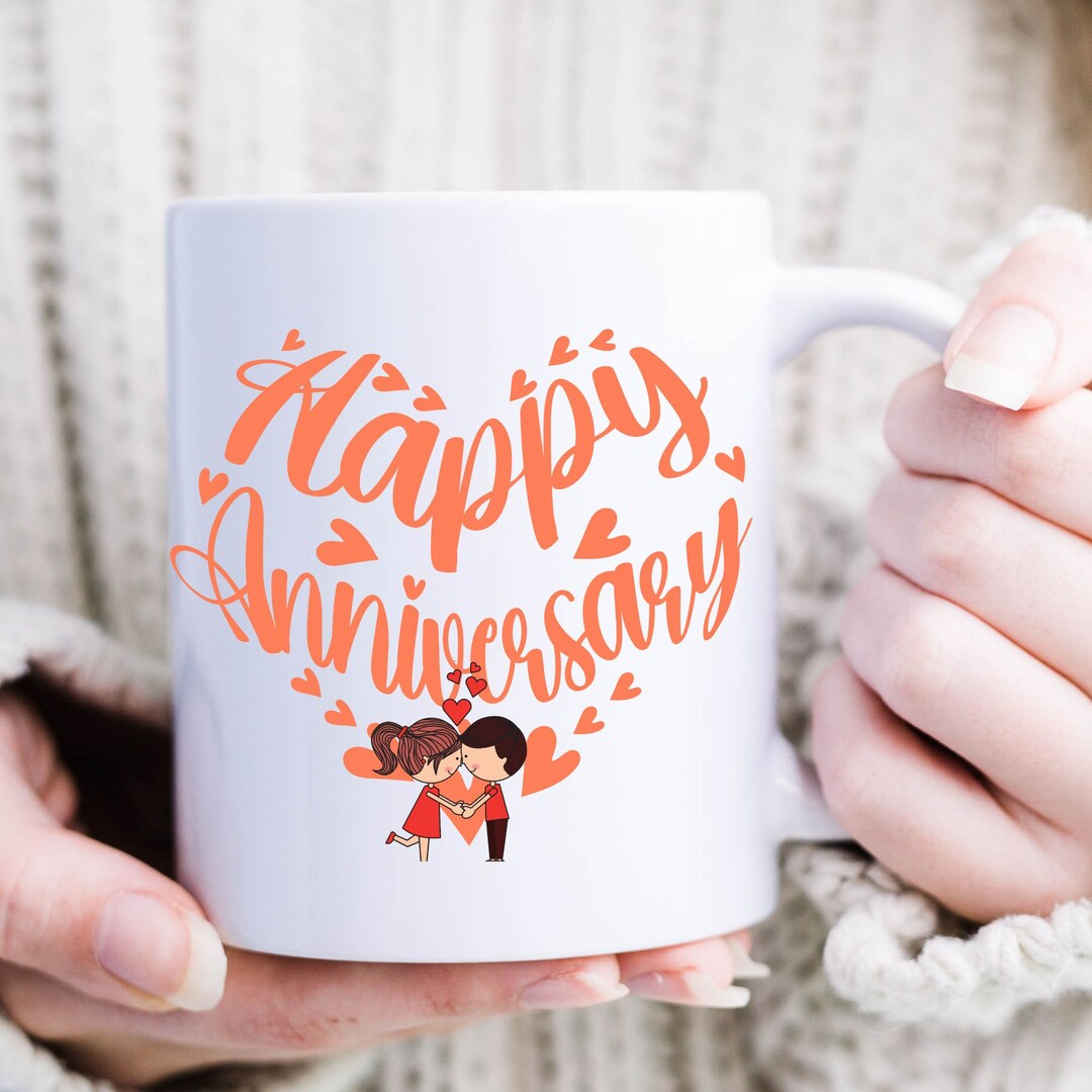 Anniversary Mug,happy Anniversary Mug Png ,happy Couple Mug ,couple ...