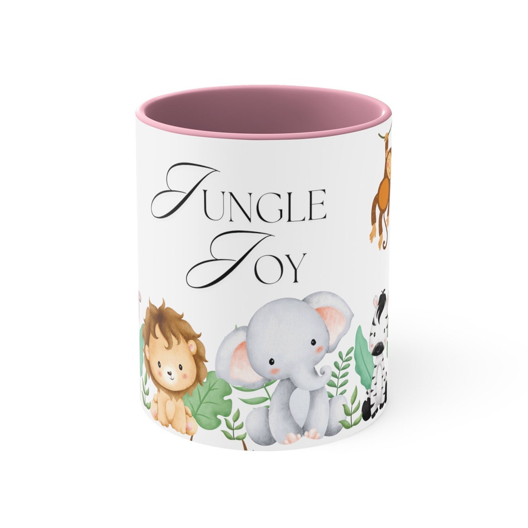 Safari Mug for Kid , Animal Mug Png , Jungle Joy Mug for Animal Lover ...