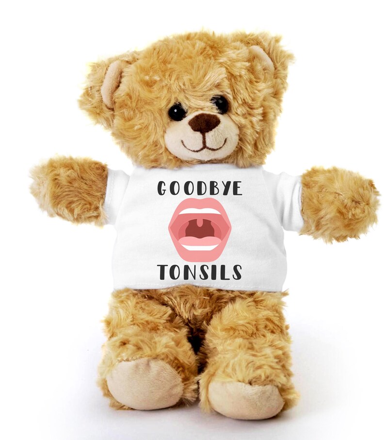 Tonsillectomy Teddy Bear, Tonsillectomy Recovery Bear, Tonsils Out ...