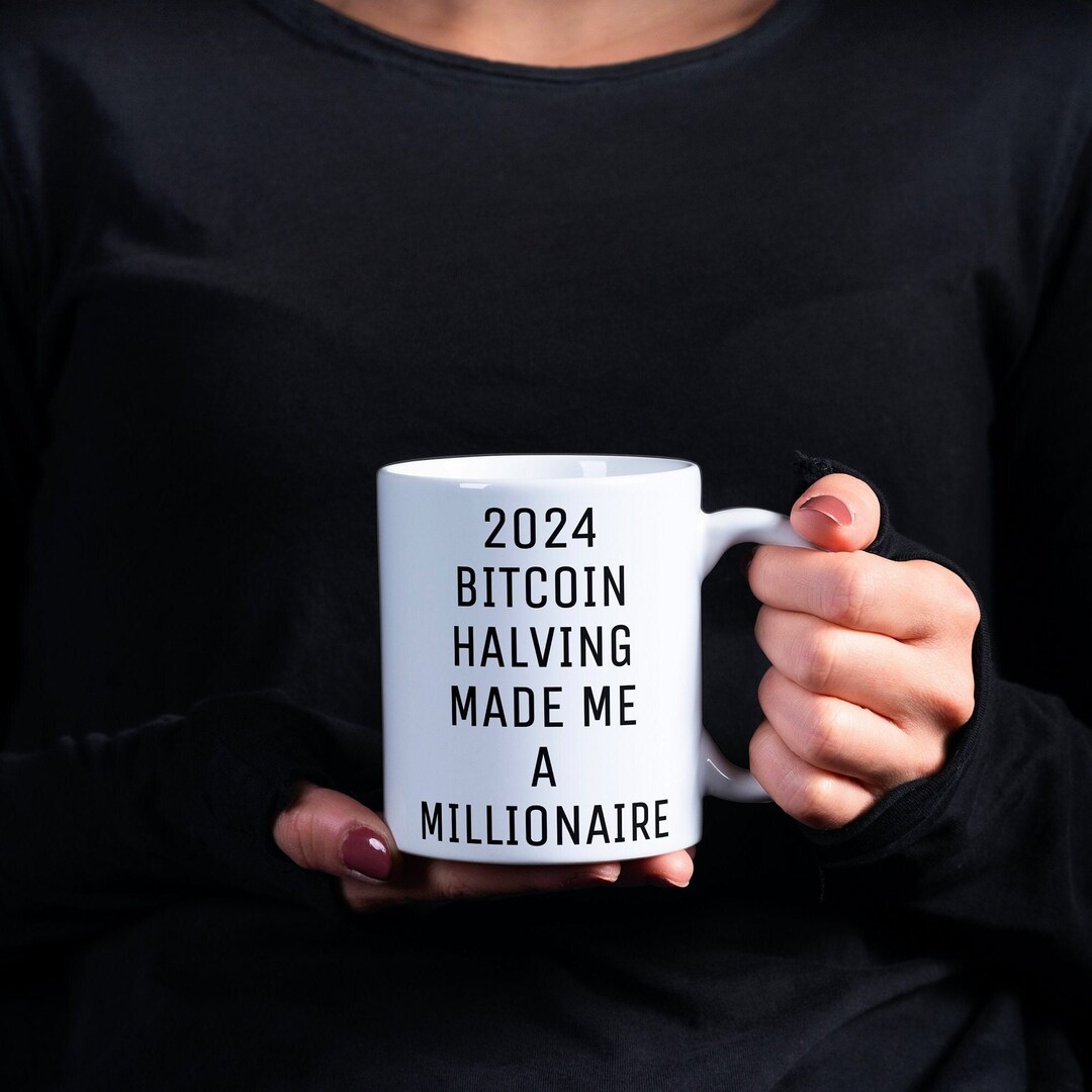 Bitcoin Halving Mug, Gift for 2024 Bitcoin Halving, Crypto ...
