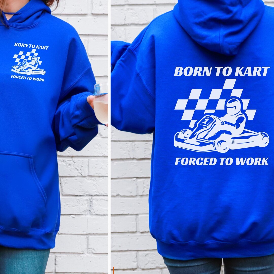 Go Kart Hoodie, Go Kart Racer Hoodie, Kart Sweatshirt, Go Kart Sweater ...