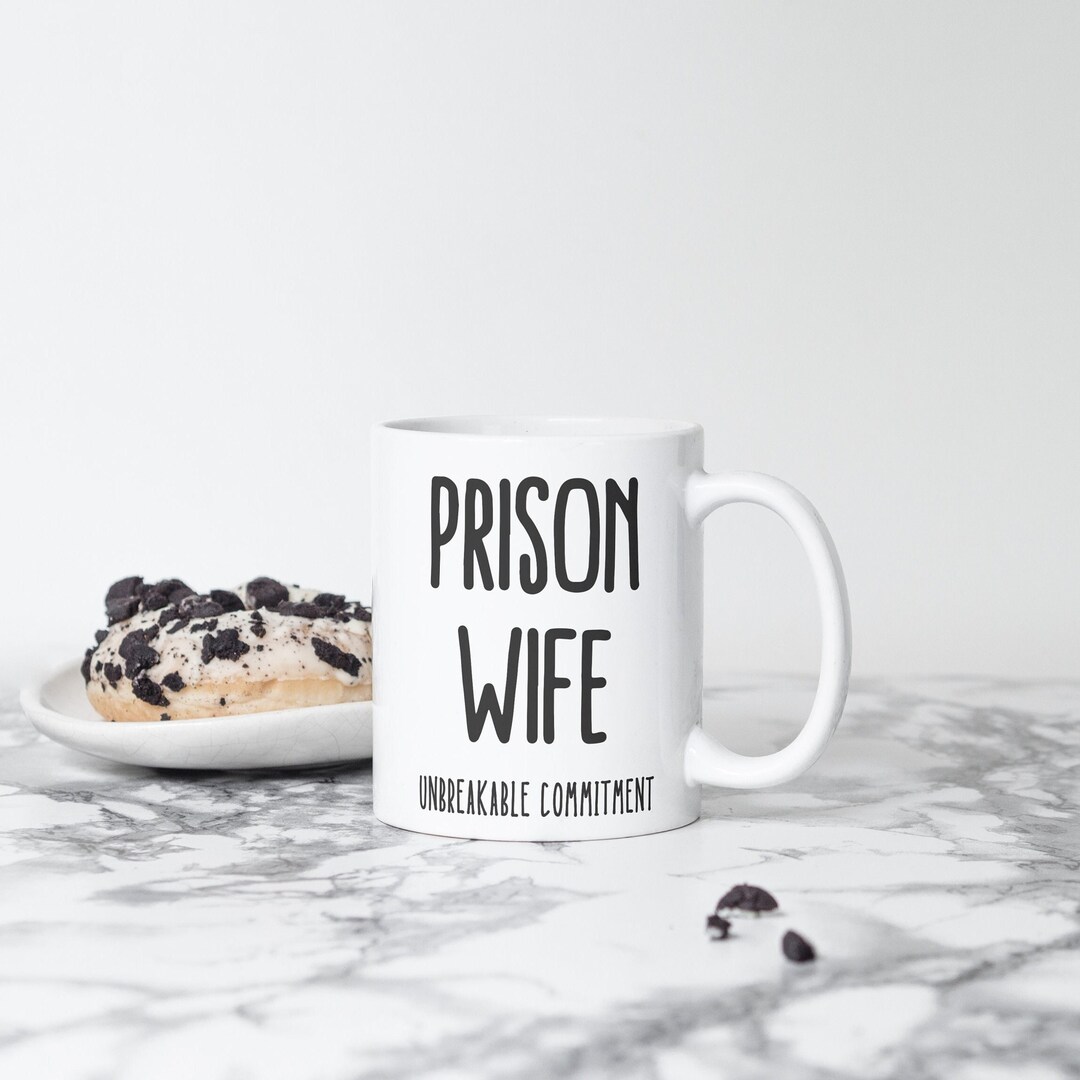 Prison Wife Coffee Mug, Gift for Inmate Wife, Jail Spouse, Jailbird ...