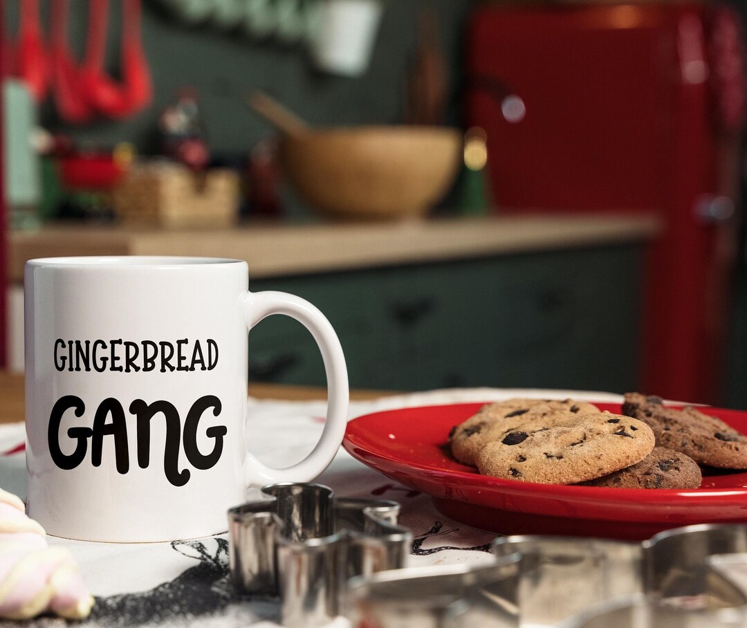 Gingerbread Gang Coffee Mug, Gift for Gingerbread Lover, Holiday Baker ...
