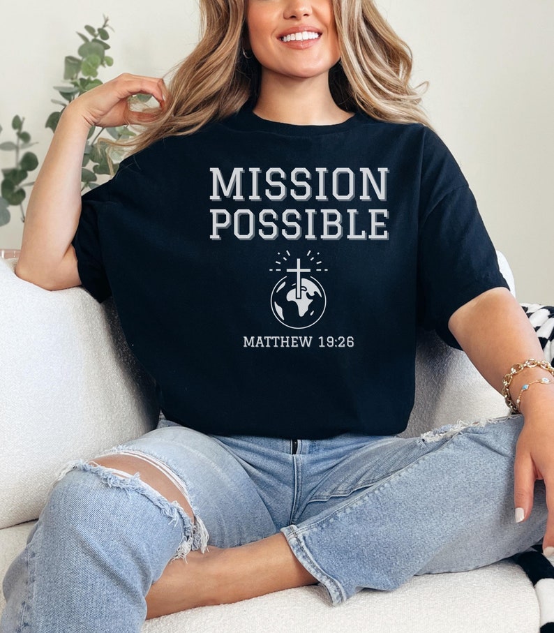 Mission Trip Essential Shirt, Mission Possible Gift for Christians - Etsy