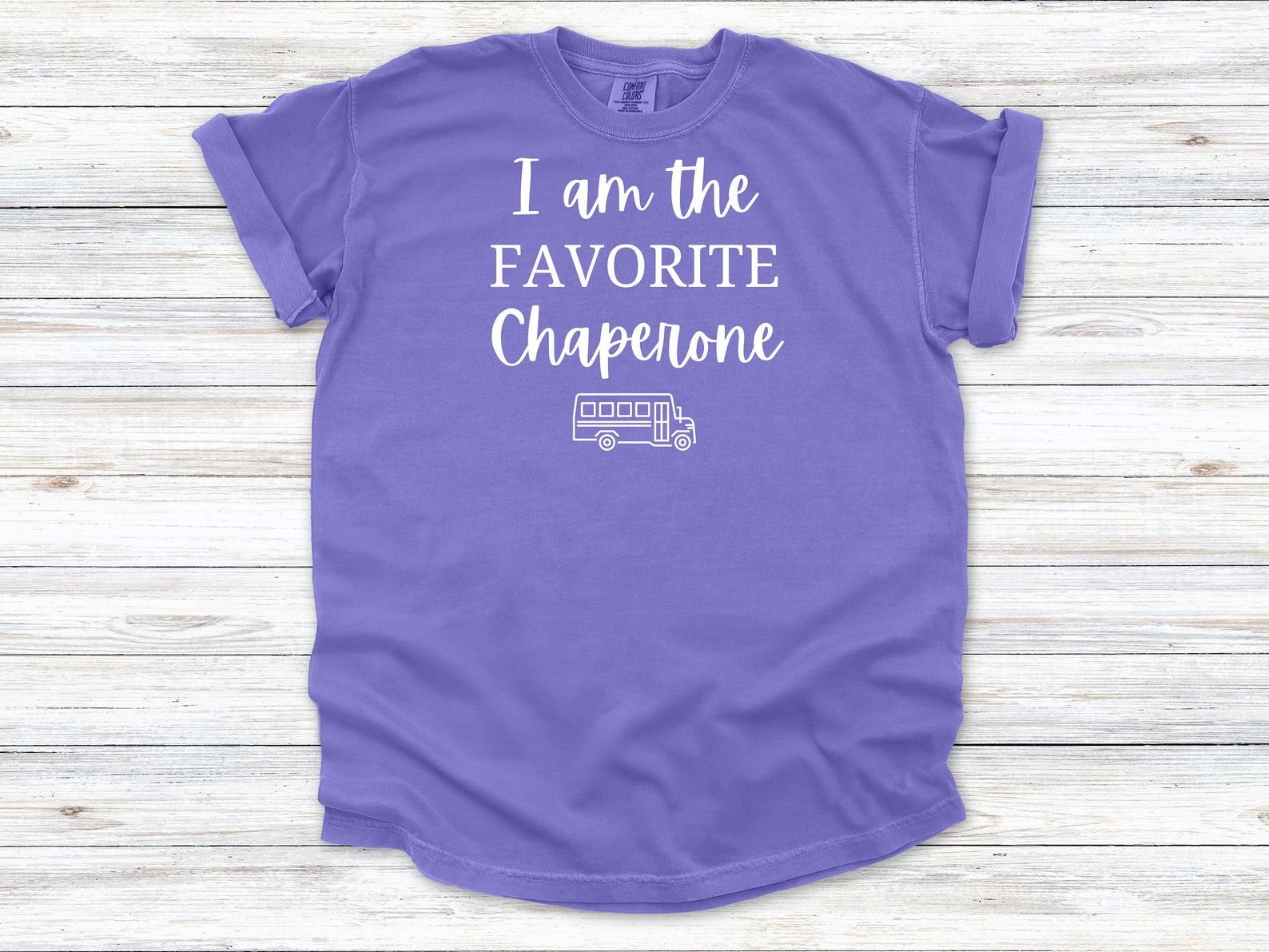 My Favorite Chaperone T-shirt, Chaperone Field Trip Shirt, Gift for the ...