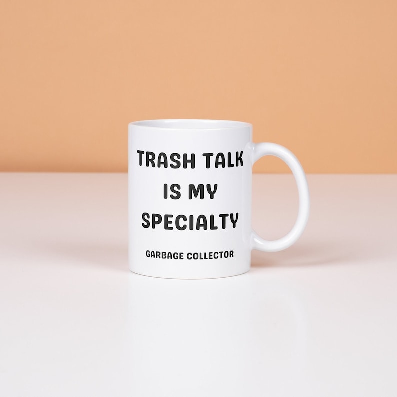 Garbage Collector Mug, Funny Gift for Garbage Man, Trash Man, Waste ...