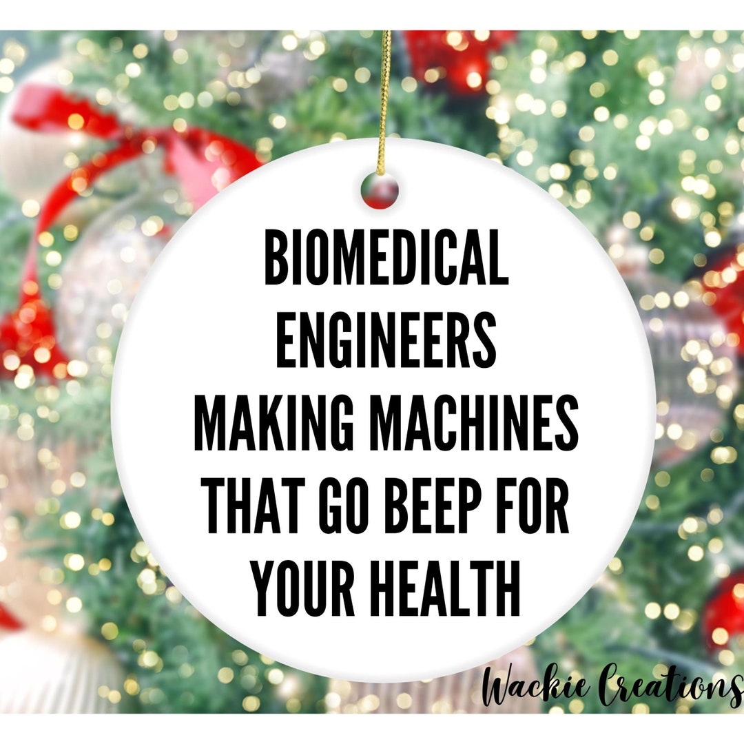 Biomedical Engineer Christmas Ornament, Gift for Bioengineering ...