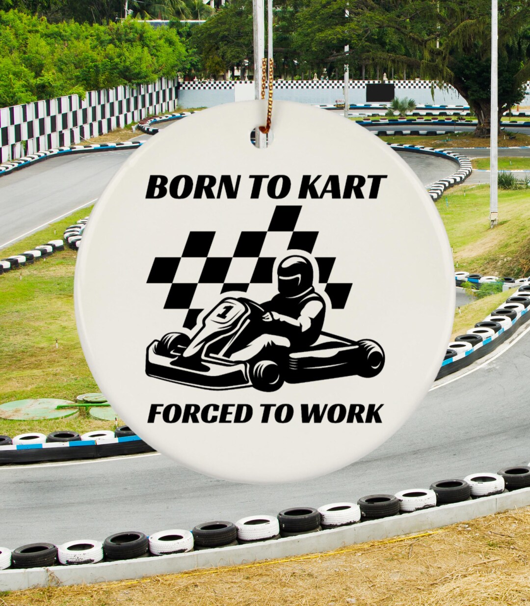 Go Kart Christmas Ornaments, Go Kart Racer Ornament, Kart Ornament, Go ...