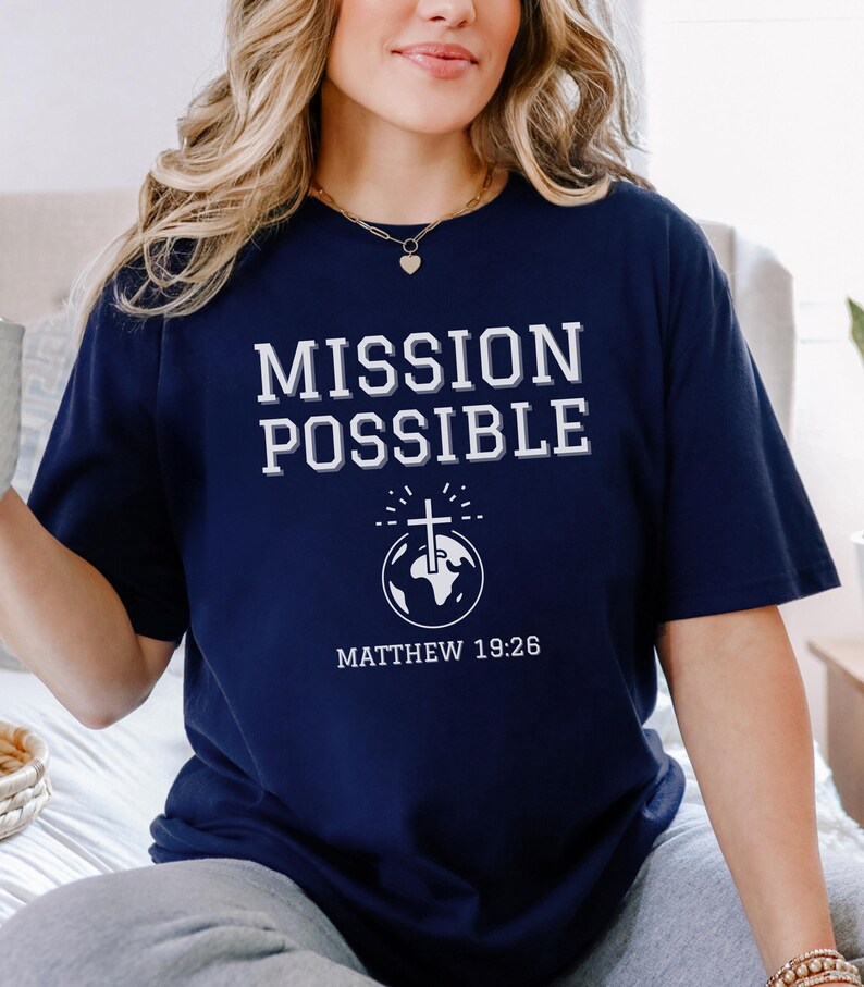Mission Trip Essential Shirt, Mission Possible Gift for Christians - Etsy