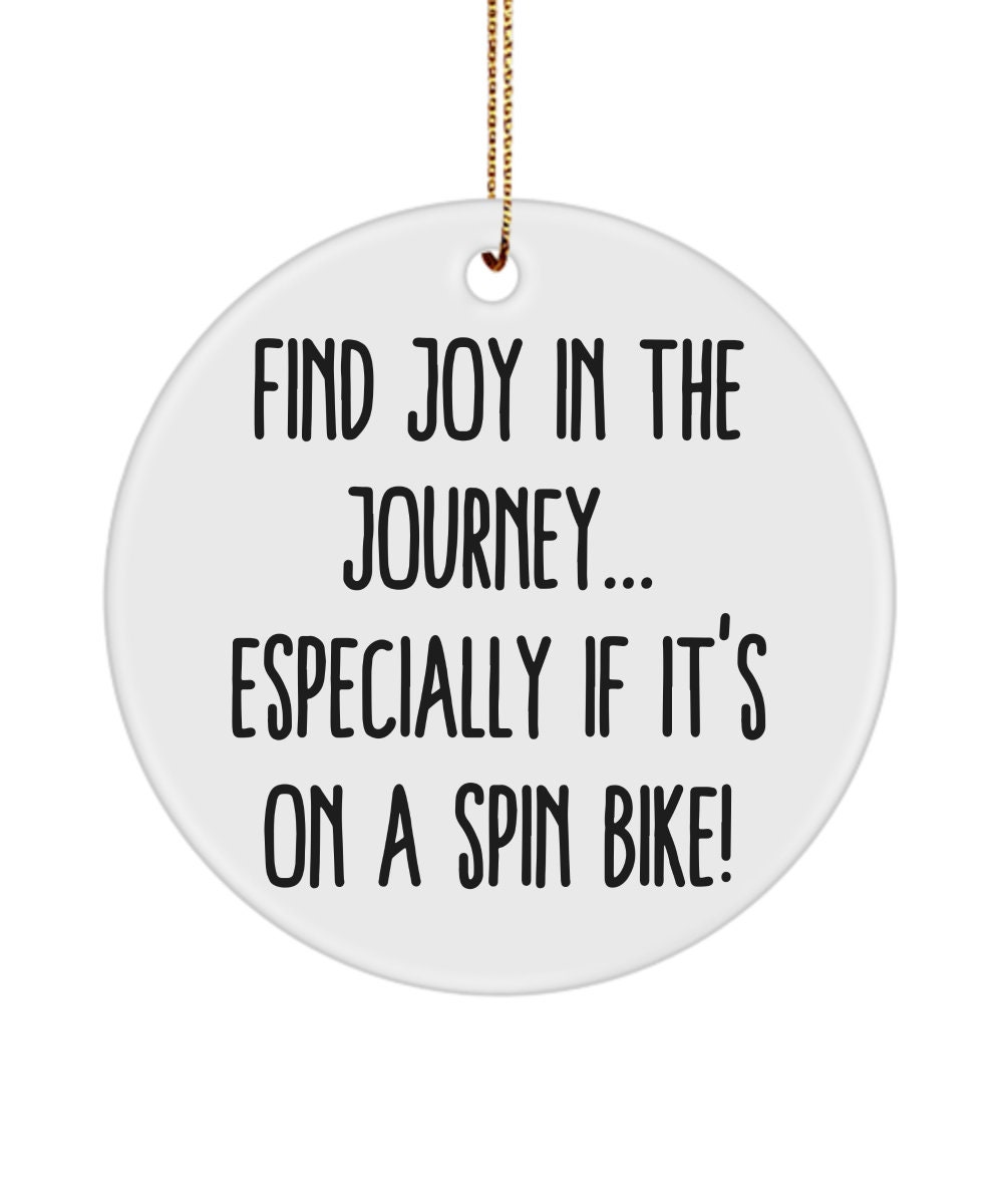 Spin Instructor Christmas Ornament, Gift for Spin Instructor, Spinning ...
