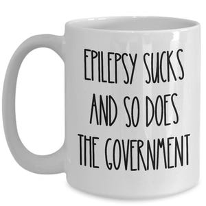 Epilepsy Awareness Coffee Mug, Gift for Epileptic Seizures Awareness ...