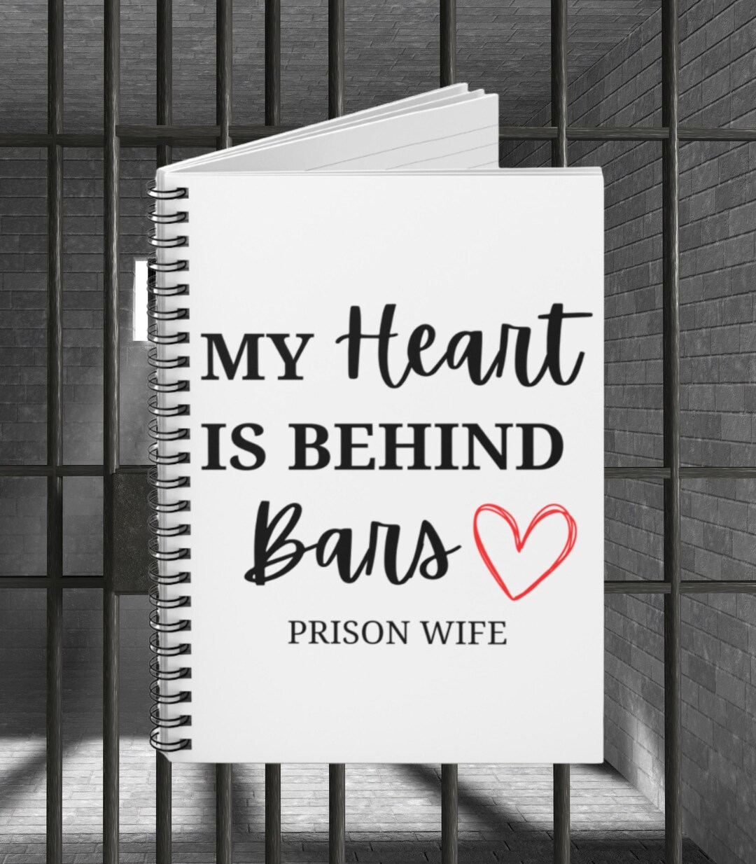 Prison Wife Spiral Notebook, Prison Wife Journal, Prison Wife ...