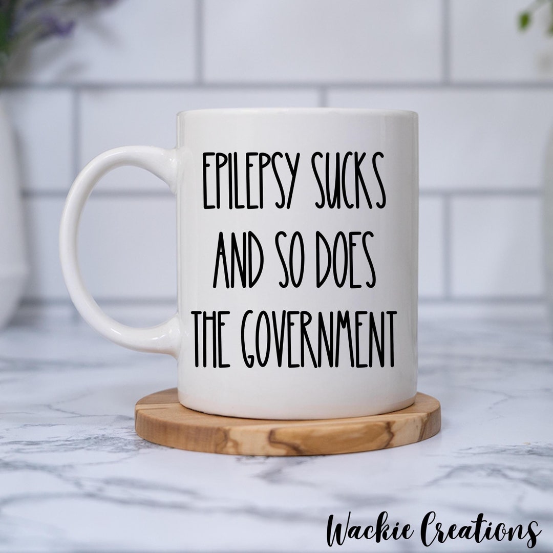 Epilepsy Awareness Coffee Mug, Gift for Epileptic Seizures Awareness ...