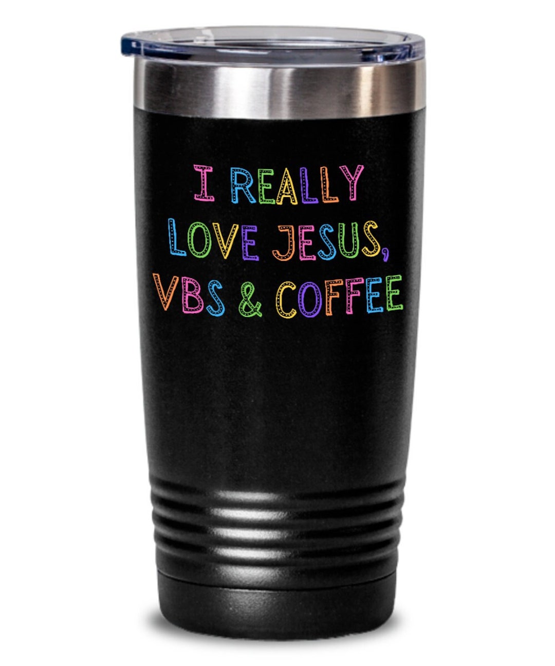 I Love VBS and Coffee Tumbler, Gift for Vacation Bible School Teacher ...