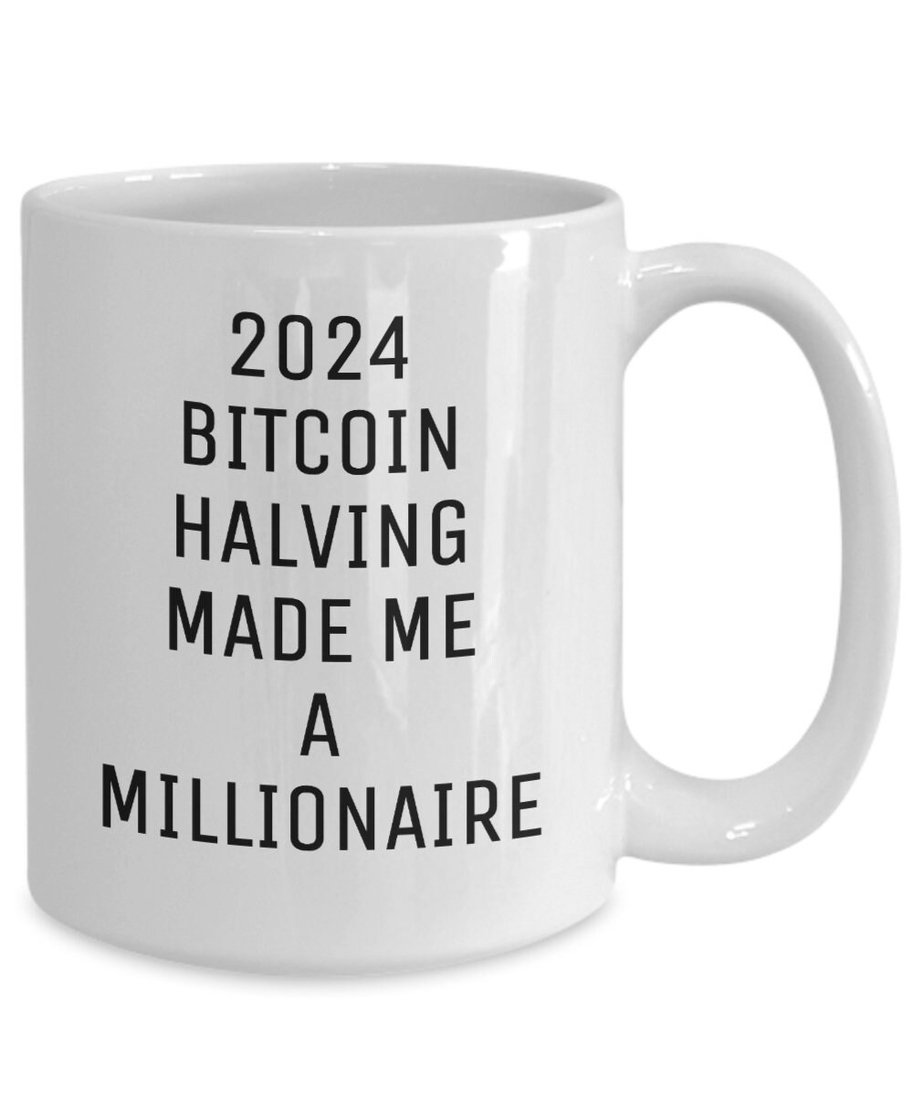 Bitcoin Halving Mug, Gift for 2024 Bitcoin Halving, Crypto ...