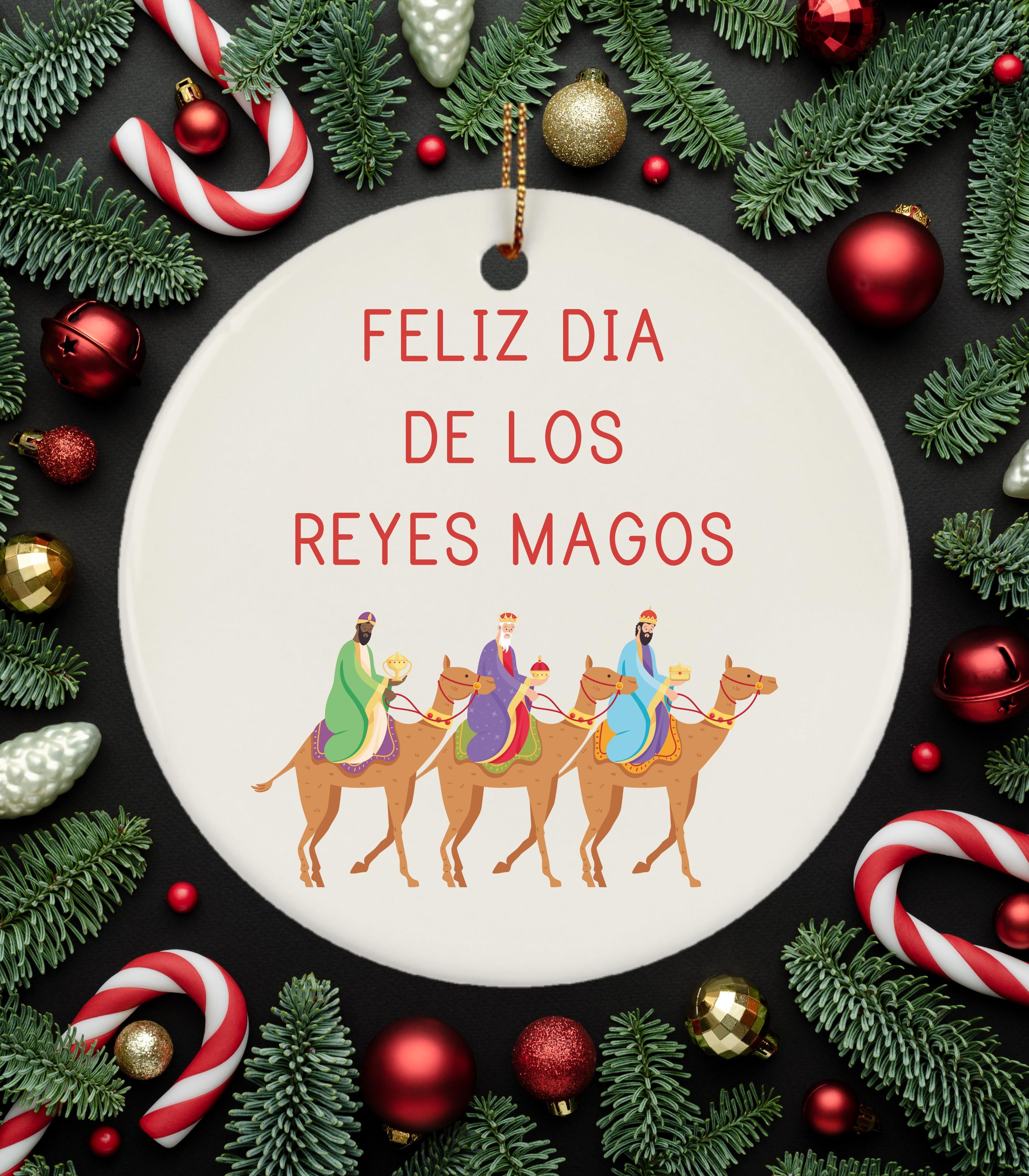 Feliz Dia De Los Reyes Magos Ornament Gift for Three Kings Day, Happy ...