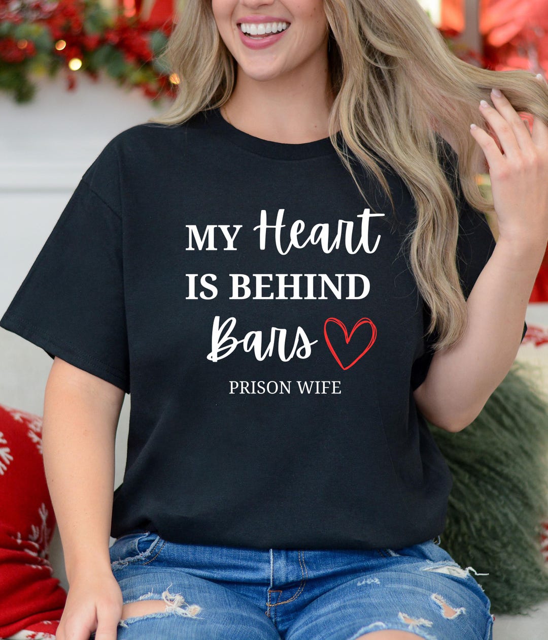Prison Wife Wedding T-shirt, Gift for Prison Spouse, Jail Spouse ...