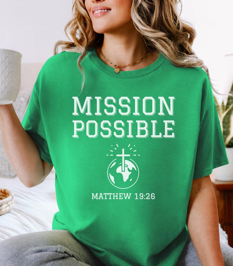 Mission Trip Essential Shirt, Mission Possible Gift for Christians - Etsy