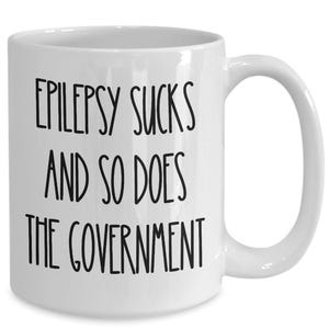 Epilepsy Awareness Coffee Mug, Gift for Epileptic Seizures Awareness ...